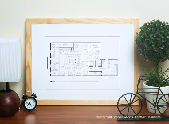Cheers Layout | Cheers Bar in Boston Floor Plan – Fantasy Floorplans